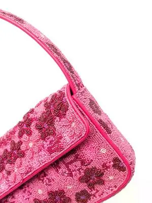 Staud Tommy Beaded Shoulder Bag