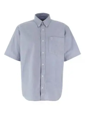 Carhartt Work In Progress Logo-embroidered Oxford Shirt - Blue