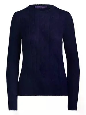 Ralph Lauren Cable-knit Cashmere Sweater - Blue
