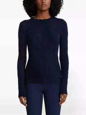 Ralph Lauren Cable-knit Cashmere Sweater - Blue