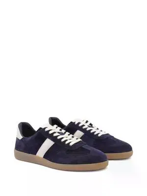 TOM FORD Leather Sneakers - Blue