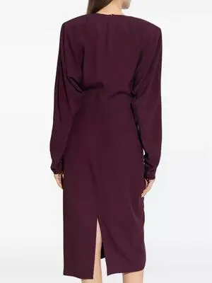 Stella McCartney Twist-detail Midi Dress - Red