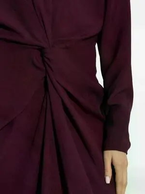 Stella McCartney Twist-detail Midi Dress - Red