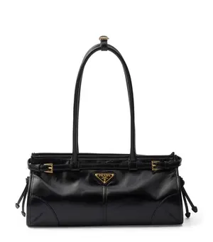 Prada Medium Leather Bonnie Top-handle Bag