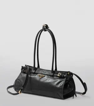 Prada Medium Leather Bonnie Top-handle Bag
