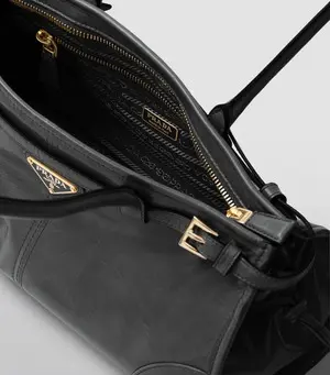 Prada Medium Leather Bonnie Top-handle Bag