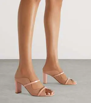 MALONE SOULIERS Leather Norah Heeled Sandals - Nude