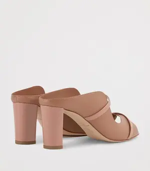 MALONE SOULIERS Leather Norah Heeled Sandals - Nude