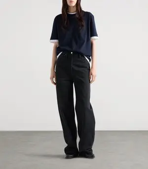 Prada Cotton Layered T-shirt - Blue