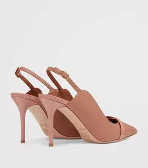 MALONE SOULIERS Leather Marion Slingback Pumps 85 - Nude