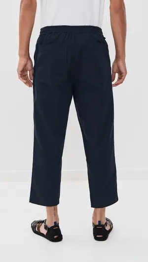 Universal Works Twill Hi Water Trousers - Navy