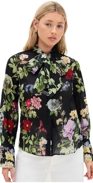 Alice + Olivia Crewneck Blouses