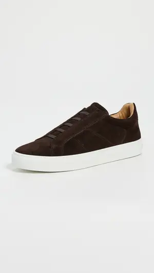 Greats Royale 2.0 Suede Slip-on Sneakers - Chocolate