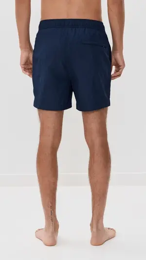 Onia Crinkle Swim Trunks - Deep Navy