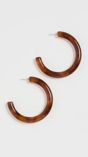 Lele Sadoughi Broadway Hoop Earrings
