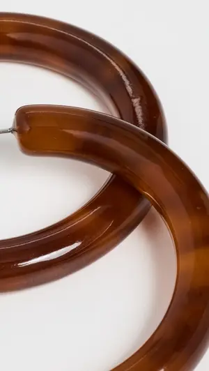 Lele Sadoughi Broadway Hoop Earrings