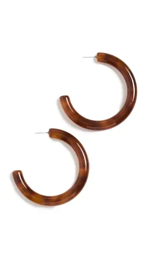 Lele Sadoughi Broadway Hoop Earrings