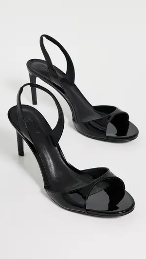 Schutz Scarlett Sling Mid Heels - Black