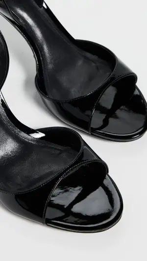 Schutz Scarlett Sling Mid Heels - Black