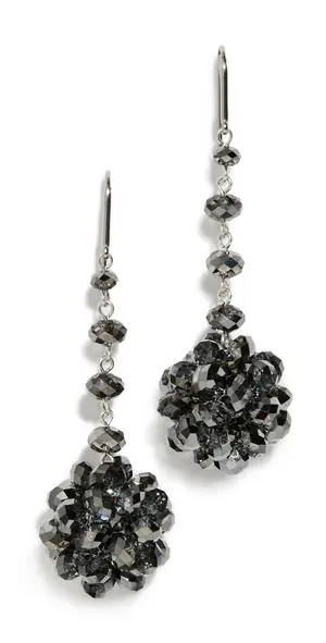 Isabel Marant Pendant Earrings - Anthracite/silver