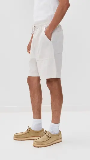 SERVICE WORKS Poplin Chef Shorts - Salt