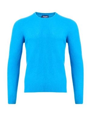 DRUMOHR DRUMOHR Lambswool Crewneck Sweater Azure