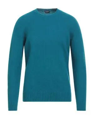 DRUMOHR Lambswool Crewneck Sweater - Deep Teal