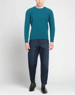 DRUMOHR Lambswool Crewneck Sweater - Deep Teal