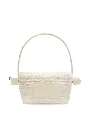 Jacquemus Rond Carré Shoulder Bag - White