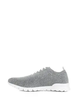 Kiton Knitted Lace-up Sneakers - Grey