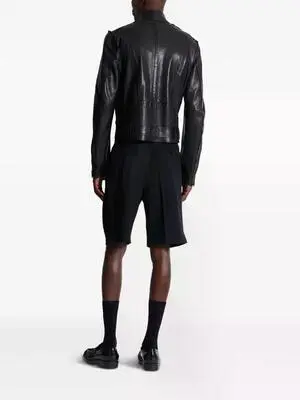 Balmain Leather Biker Jacket