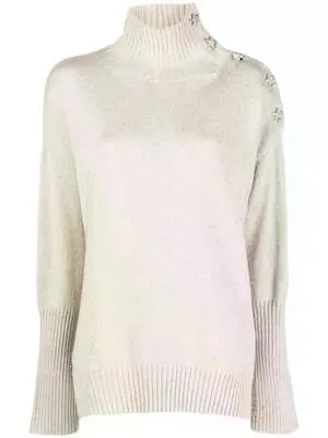 Zadig&Voltaire Alma Star-charm High-neck Jumper