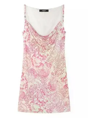 Versace Underwater Barocco Mini Dress
