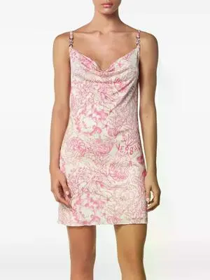 Versace Underwater Barocco Mini Dress