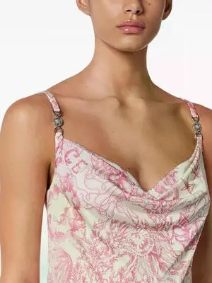 Versace Underwater Barocco Mini Dress