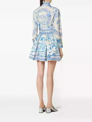 Versace Underwater Barocco Shirt Dress