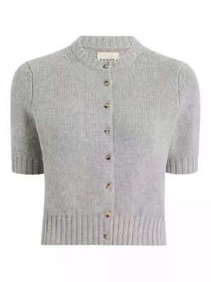 Khaite Short-sleeve Button-up Cardigan