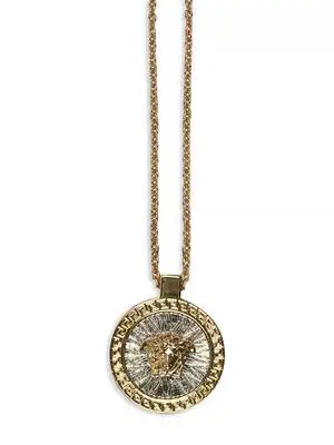 Versace Medusa Head Medallion Necklace