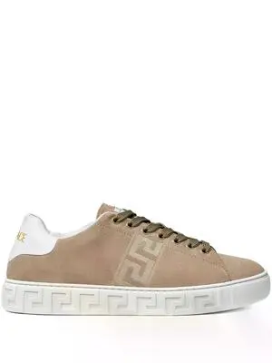 Versace Greca Suede Sneakers