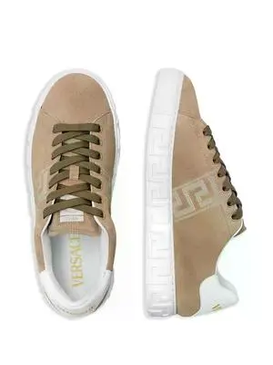 Versace Greca Suede Sneakers