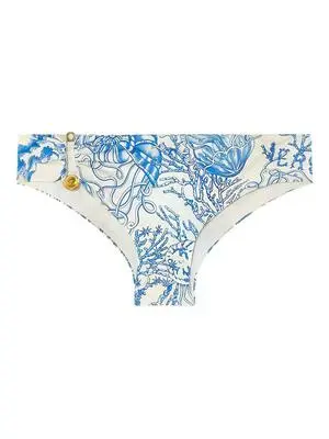 Versace Underwater Barocco Bikini Bottoms - Neutrals