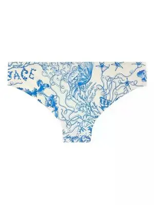 Versace Underwater Barocco Bikini Bottoms