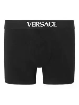 Versace Logo-waistband Boxers - Black