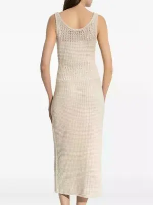 Theory Crochet-knit Midi Dress