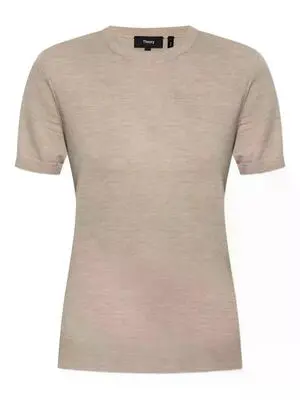 Theory Short-sleeve Wool T-shirt