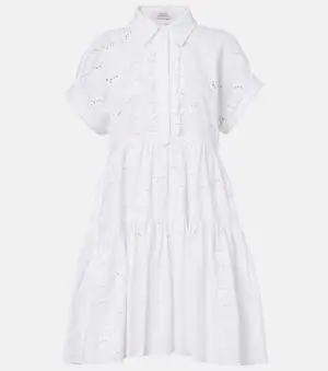 Dorothee Schumacher Broderie Anglaise Minidress - White