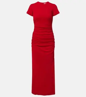 Red Ruched Cocktail Dresses