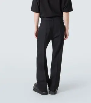 Rick Owens Geth Straight Jeans In Wool
