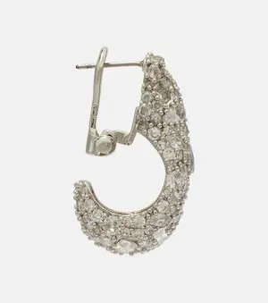 JENNIFER BEHR Crystal-embellished Hoop Earrings