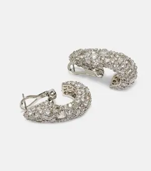 JENNIFER BEHR Crystal-embellished Hoop Earrings